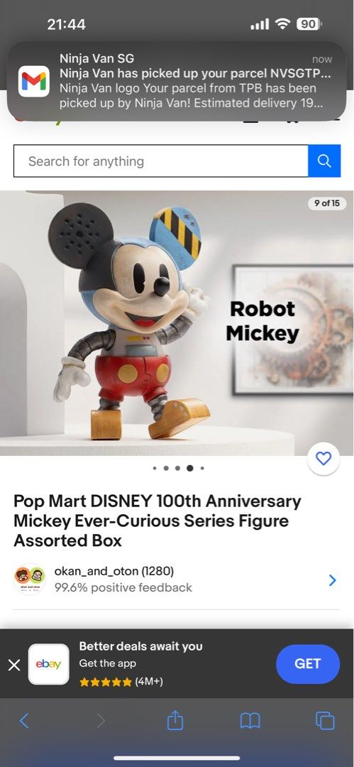 Curious Mickey Robot, Hobbies & Toys, Toys & Games on Carousell