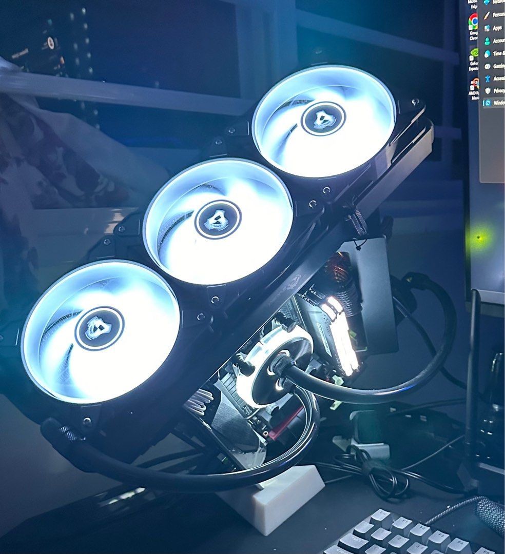Custom Loop Watercooling Itx Gaming Desktop Amd Ryzen 7 5800x Rtx