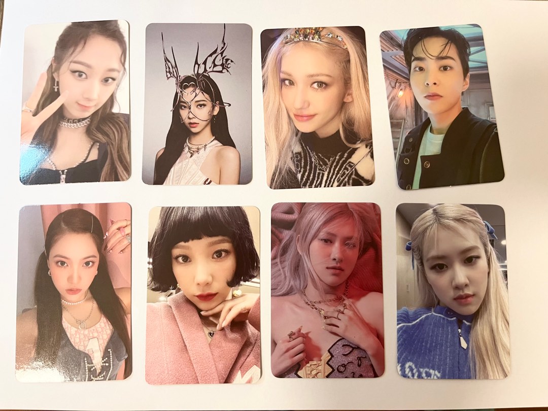 DECLUTTER SALE! KPOP PCs Photocards BLACKPINK TREASURE AESPA etc ...