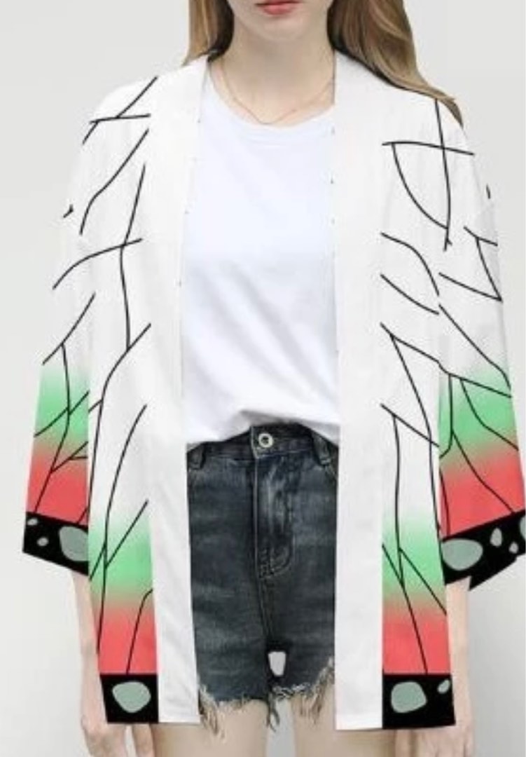 demon slayer shinobu kimono, Women's Fashion, Coats, Jackets and ...