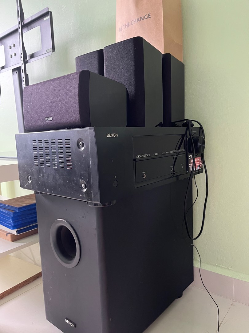 Denon Sound System, Audio, Soundbars, Speakers & Amplifiers on Carousell