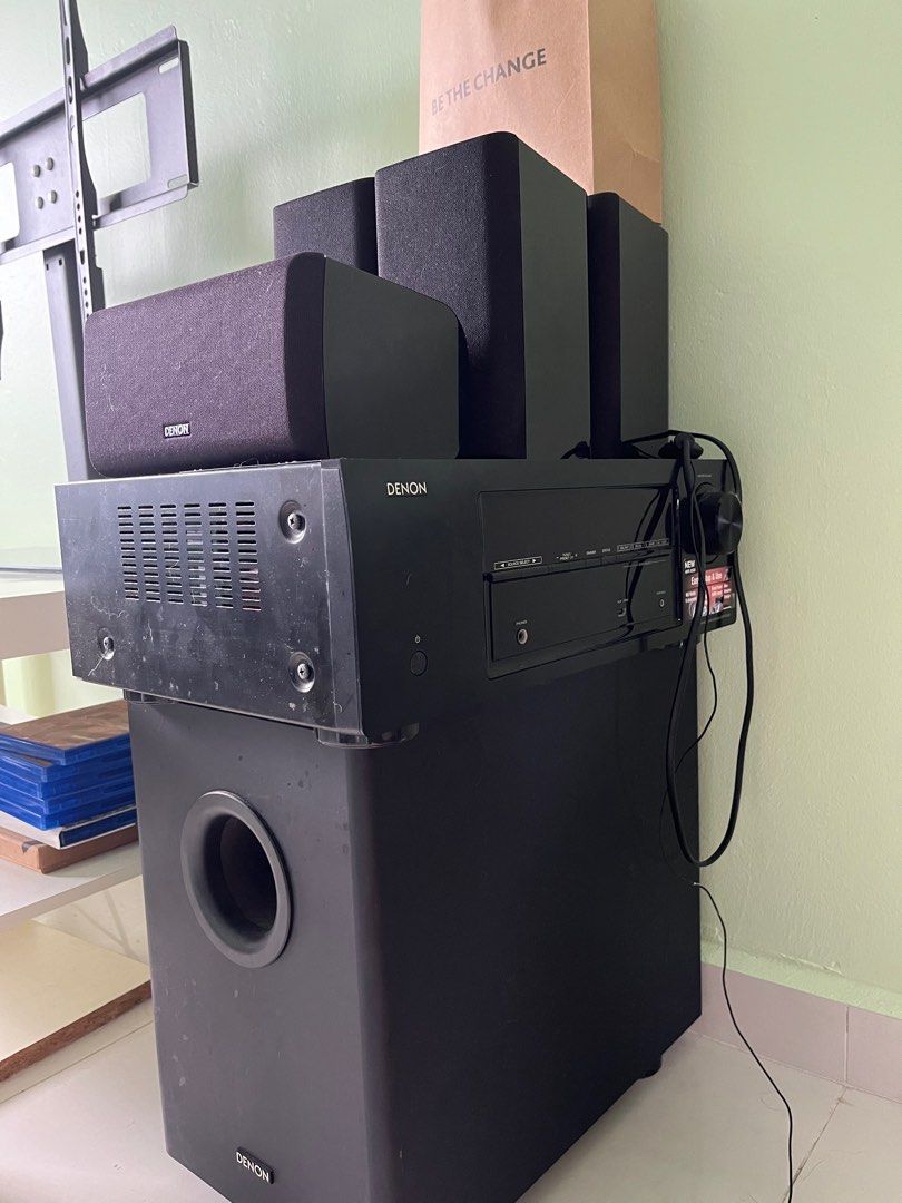 Denon Sound System, Audio, Soundbars, Speakers & Amplifiers on Carousell