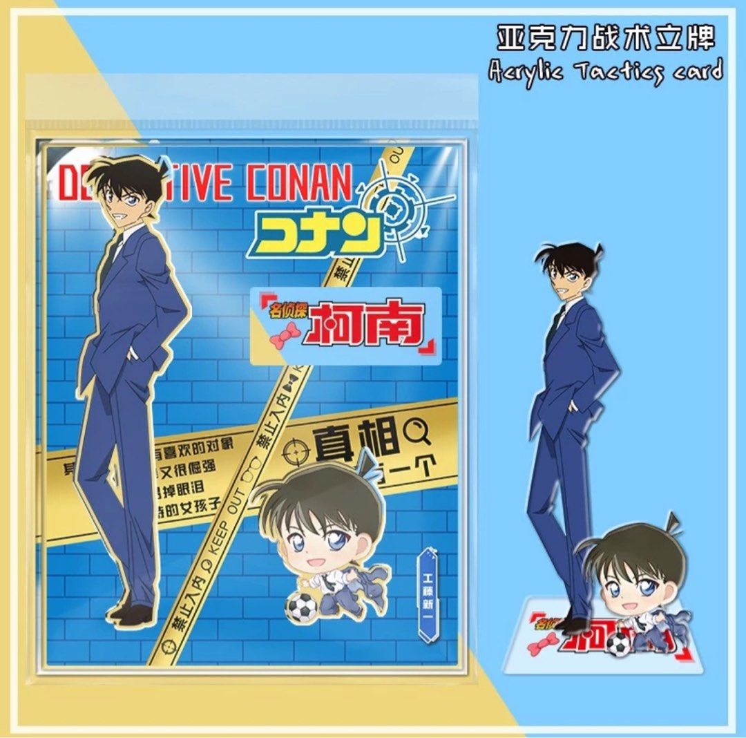 Detective Conan anime acrylic stand 1 sides, Hobbies & Toys ...