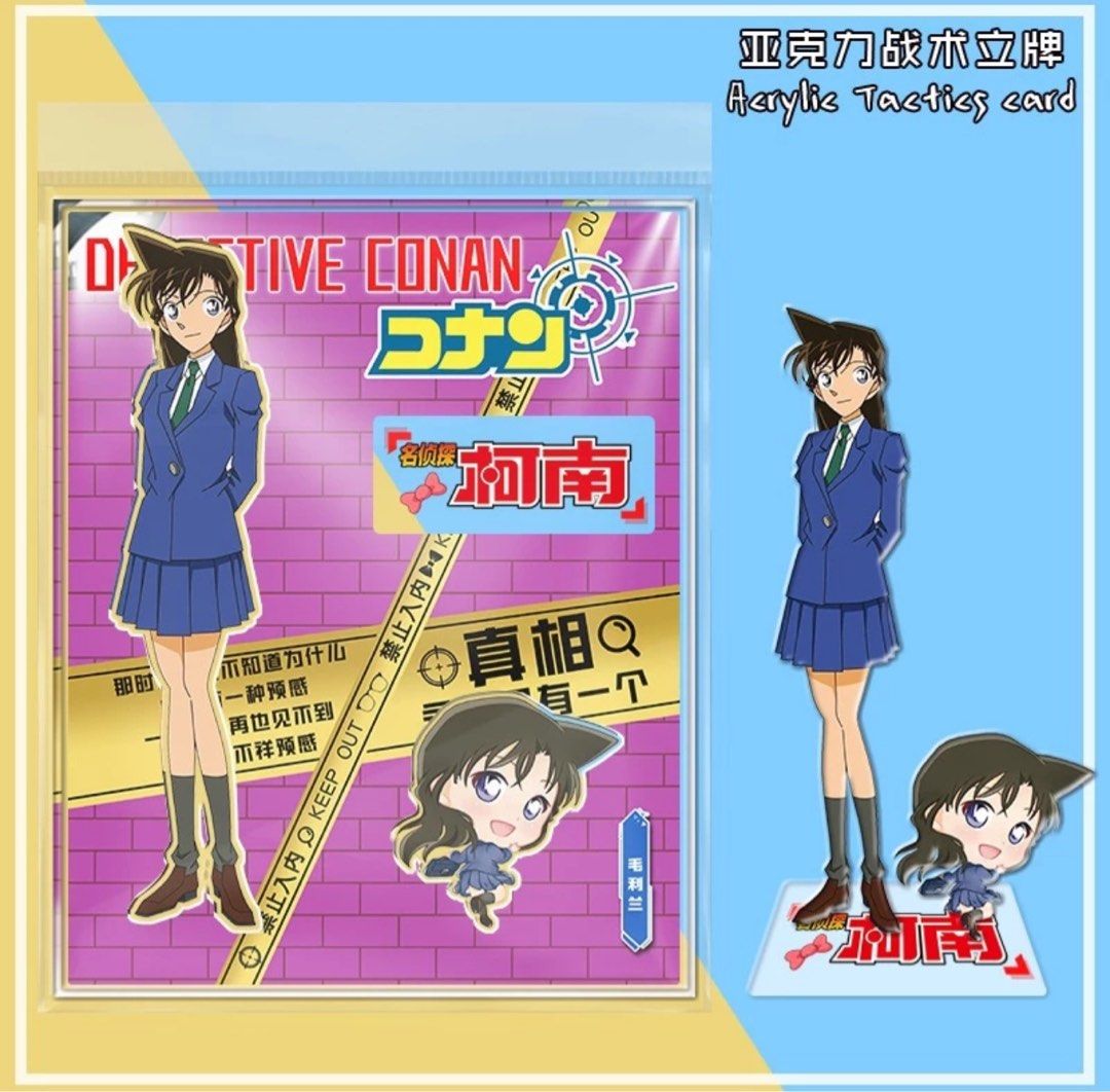 Detective Conan anime acrylic stand 1 sides, Hobbies & Toys ...
