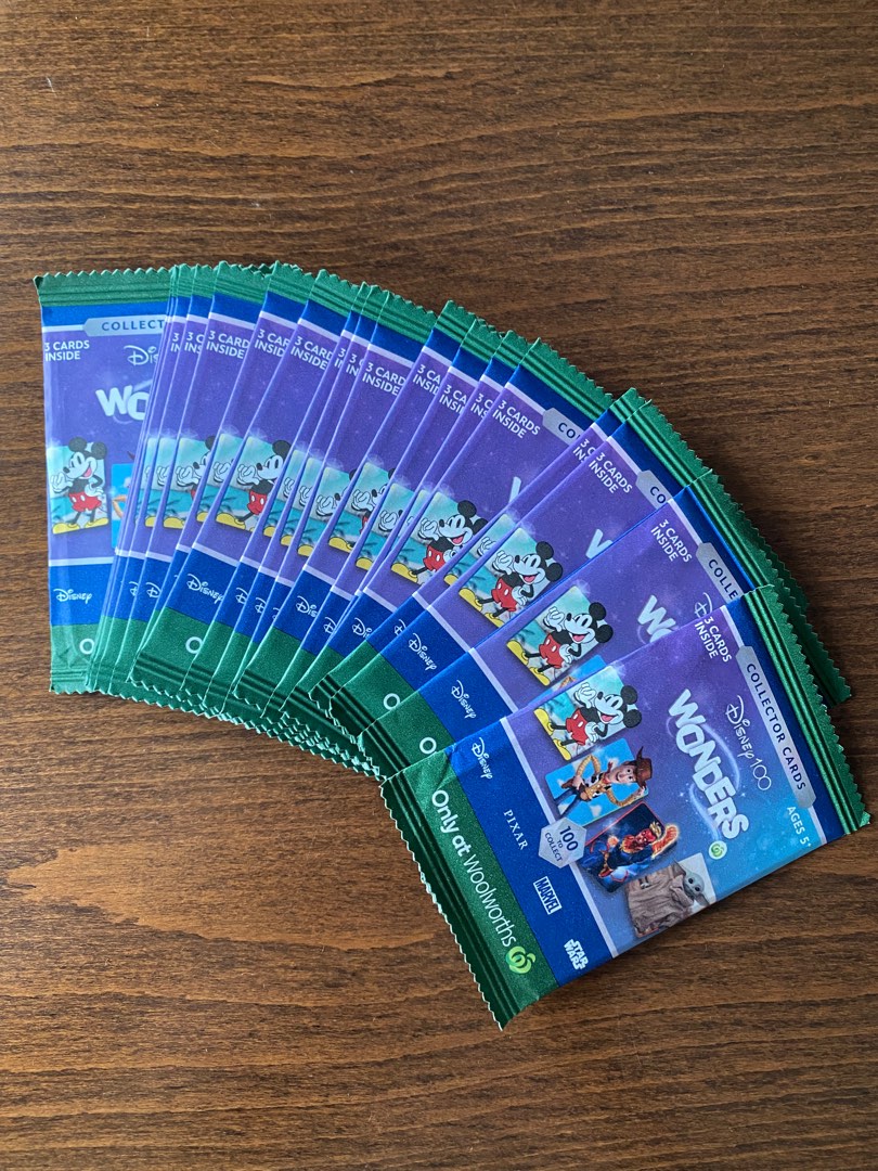 Disney 100 Collector Cards, Hobbies & Toys, Toys & Games on Carousell