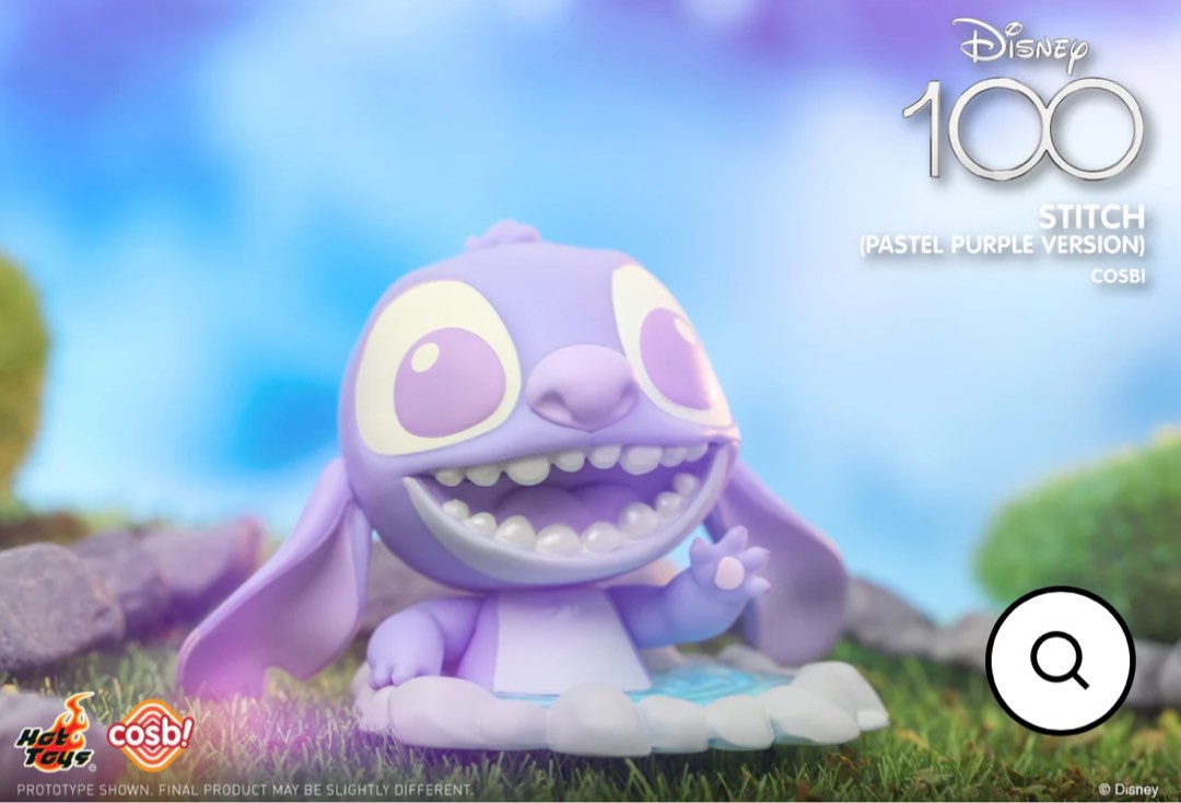 DISNEY 100 STITCH (PASTEL PURPLE VERSION) COSBI COLLECTION, Hobbies ...