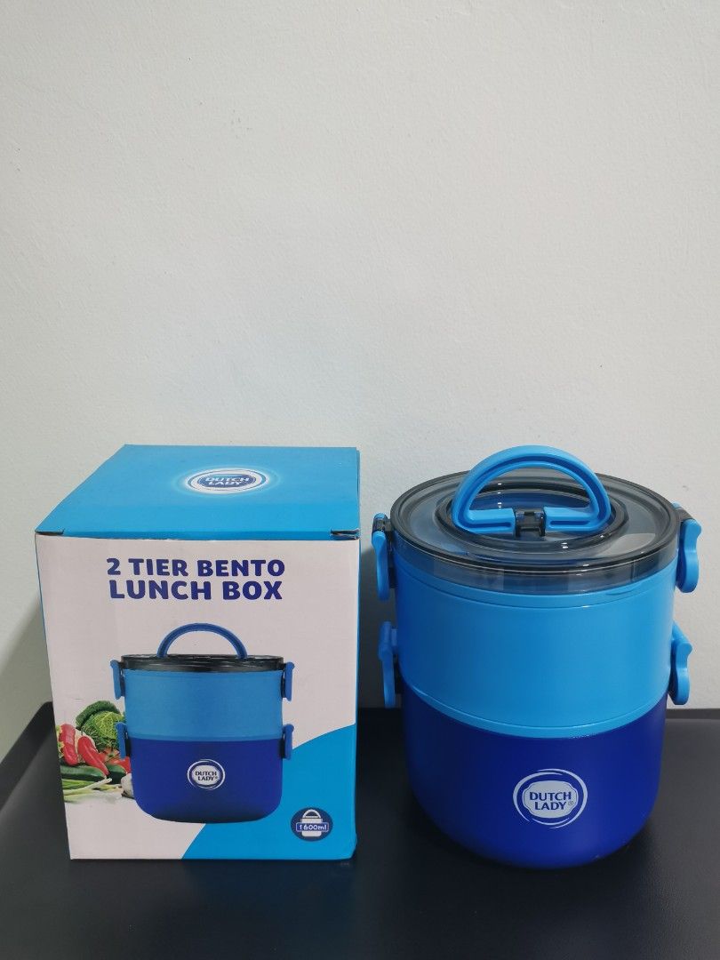 DUTCH LADY 2 Tier Luch Box, Furniture & Home Living, Kitchenware ...