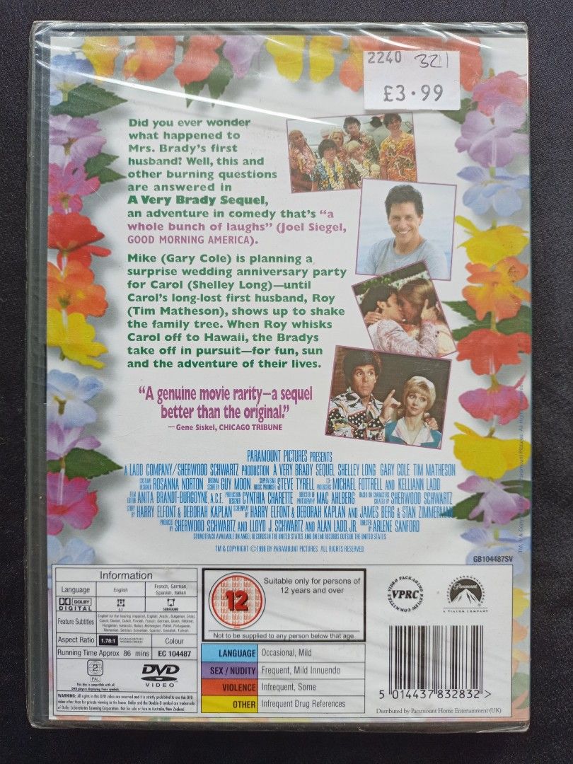 Dvd A Very Brady Sequel Hobbies And Toys Music And Media Cds And Dvds On Carousell