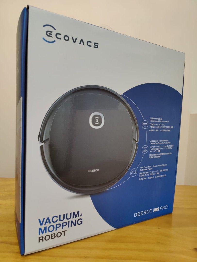 Ecovacs U2 pro robot vaccum cleaner robot vacuum mop, TV & Home Appliances, Vacuum Cleaner ...