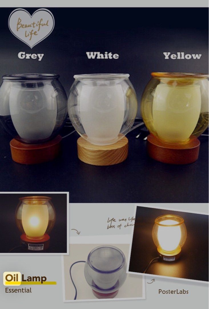 Essential Oil Lamp Diffuser, Furniture & Home Living, Home Fragrance on Carousell