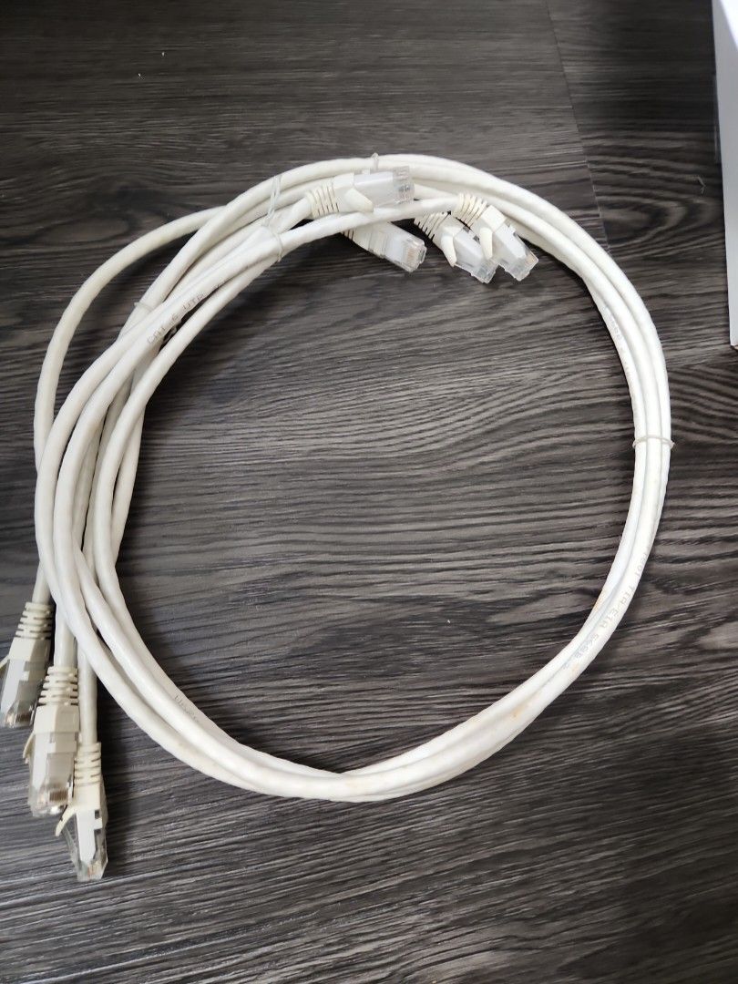 Ethernet cables x4, Computers & Tech, Parts & Accessories, Cables ...