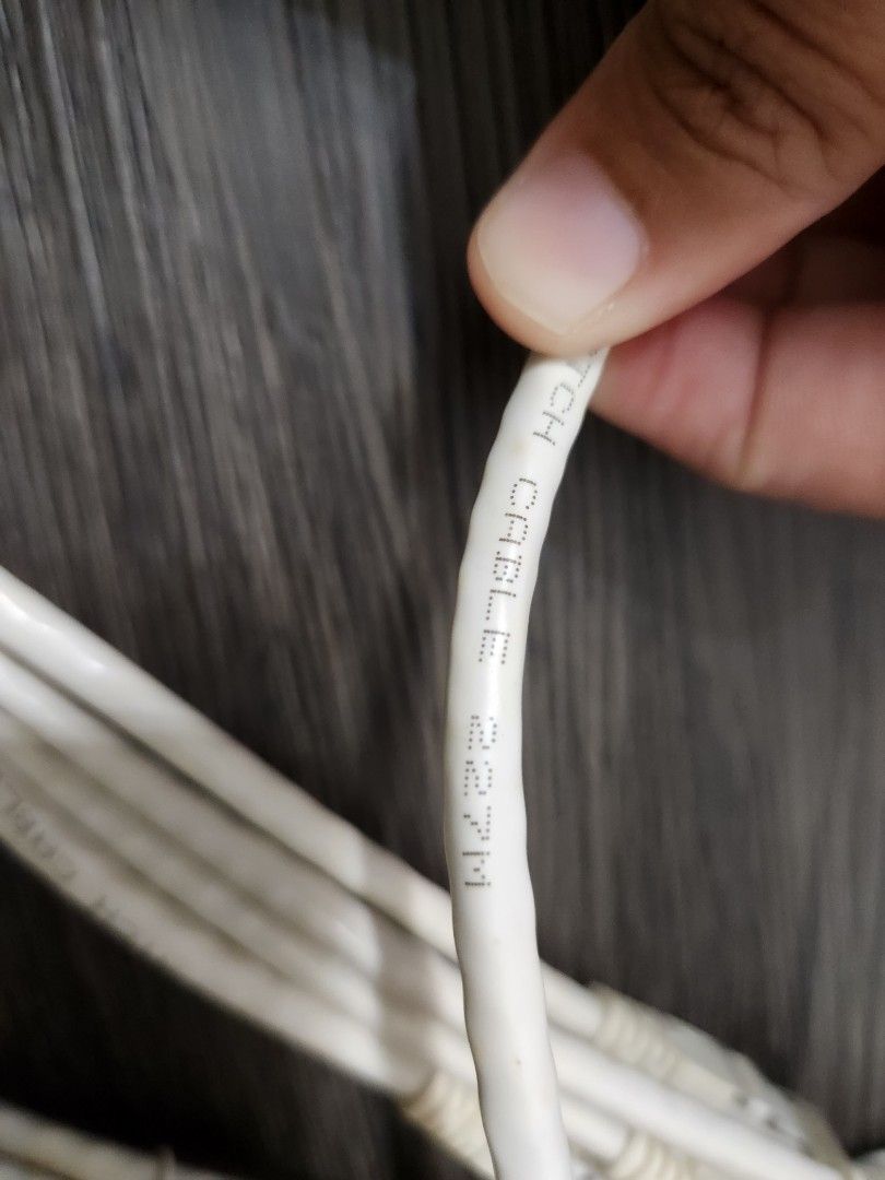 Ethernet cables x4, Computers & Tech, Parts & Accessories, Cables ...