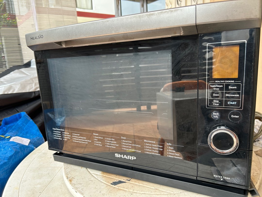 Excellent condition- Sharp Healsio 26L, AX-1300VInverter+Steam + Convection + Grill + Microwave ...