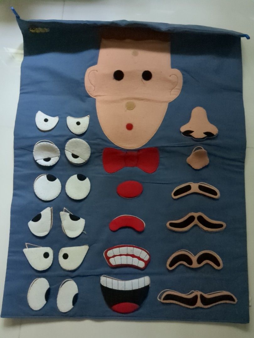 Facial expressions cloth game, Hobbies & Toys, Toys & Games on Carousell