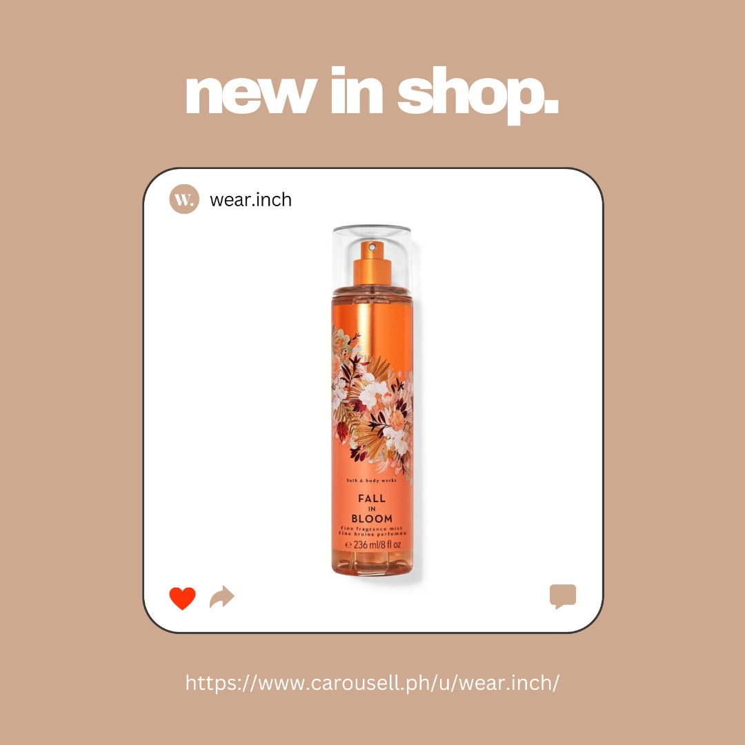 Fall in Bloom - Bath & Body Works Fine Fragrance Mist, Beauty ...