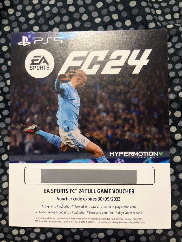 Fc24 ps5 codes, Hobbies & Toys, Toys & Games on Carousell