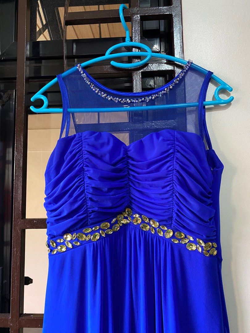 Flowing gown by Viola, Women's Fashion, Dresses & Sets, Evening dresses ...