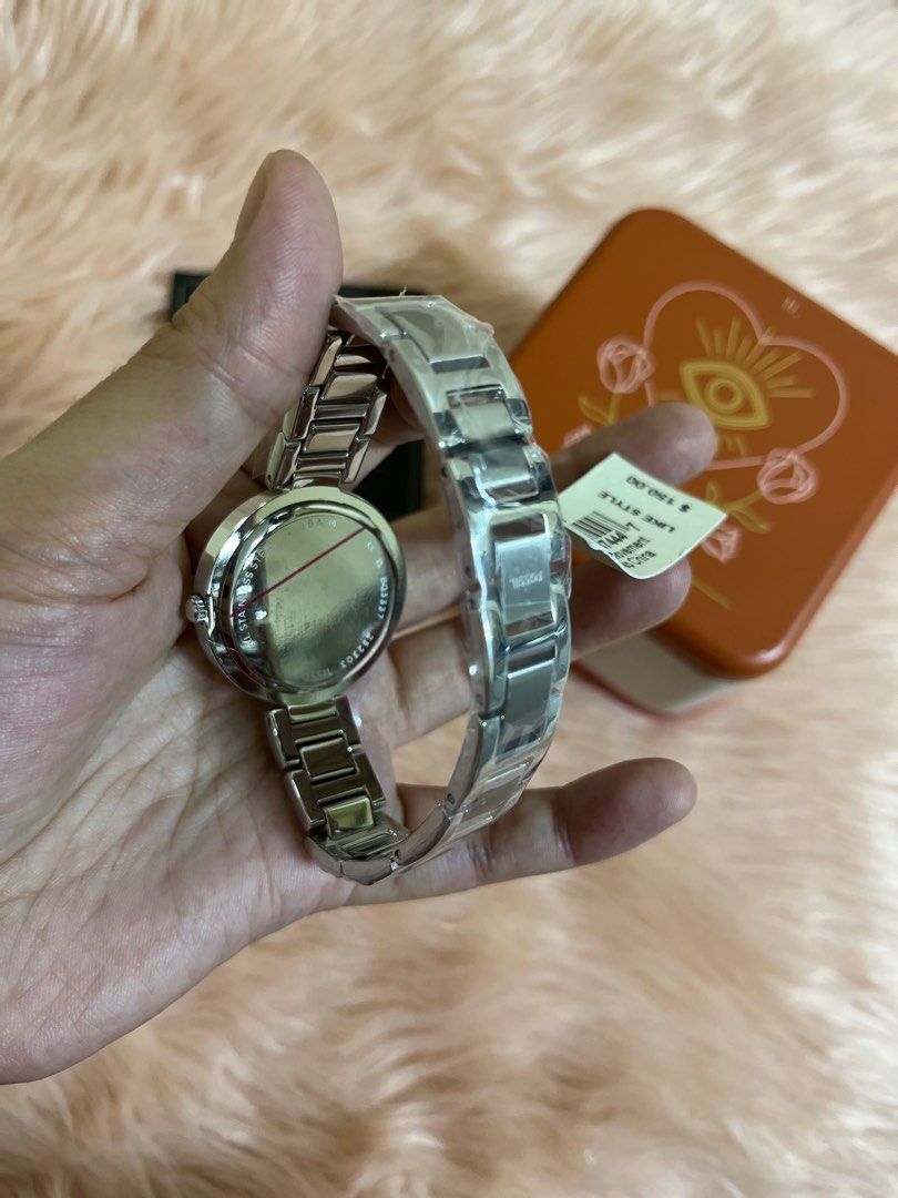 FOSSIL KARLI THREE-HAND TWO-TONE STAINLESS STEEL WATCH (Free SF), Women ...