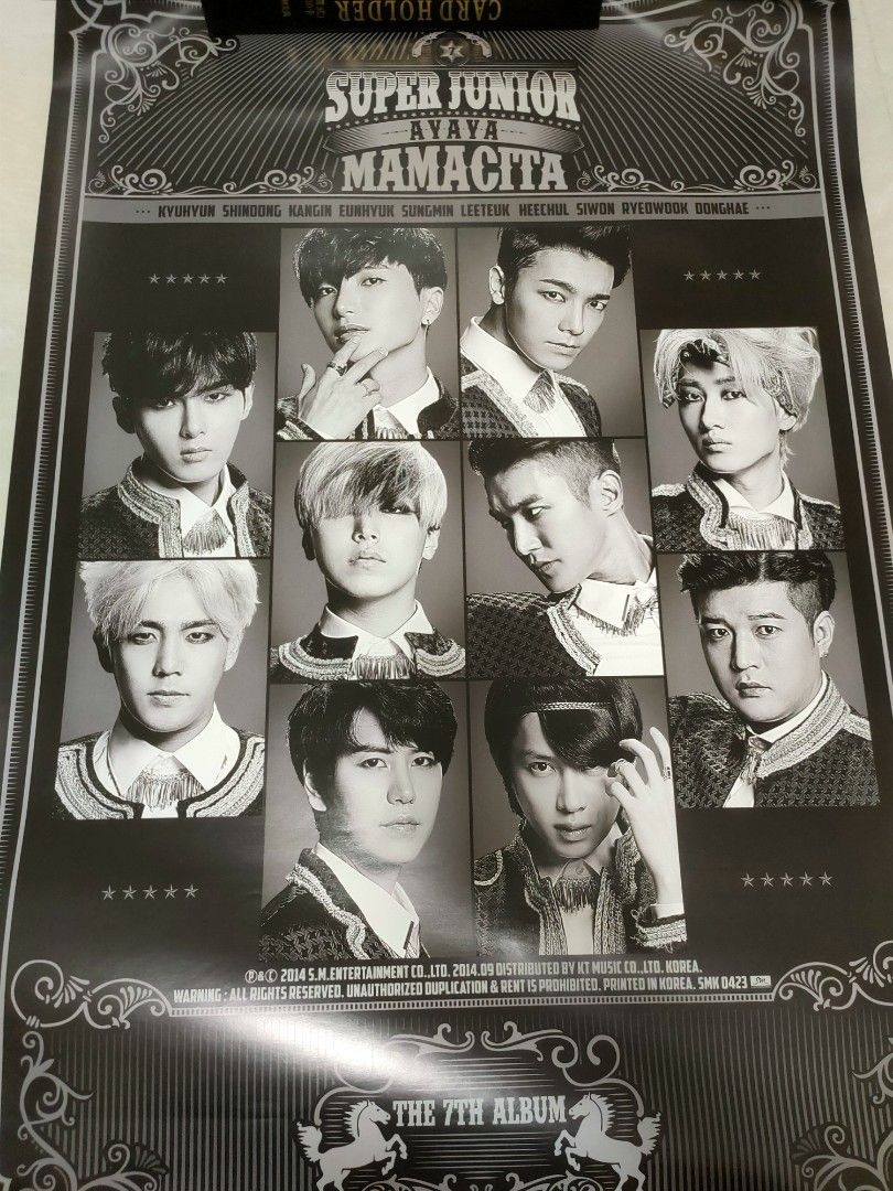 [FREE] Super Junior Official Poster Album Concert D&E Kyuhyun SJM This ...
