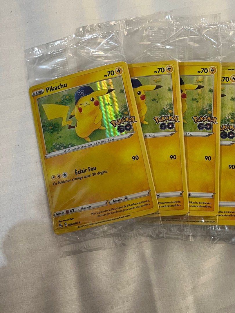 FRENCH Pokémon Go pikachu promo card, Hobbies & Toys, Toys & Games on ...