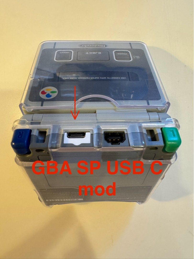 Gameboy Advance SP (USB C mod), Video Gaming, Video Game Consoles, Nintendo on Carousell