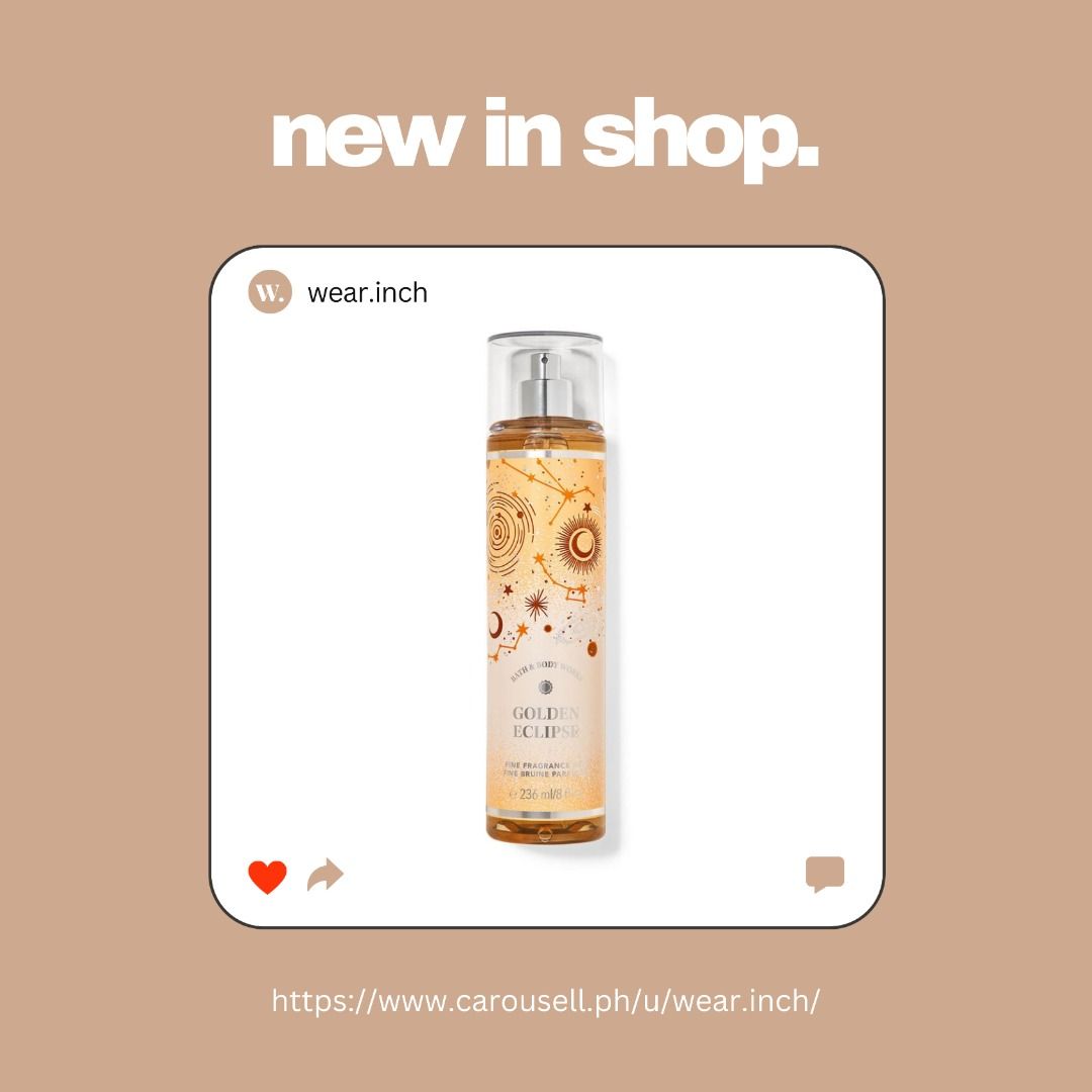 Golden Eclipse - Bath & Body Works Fine Fragrance Mist, Beauty ...
