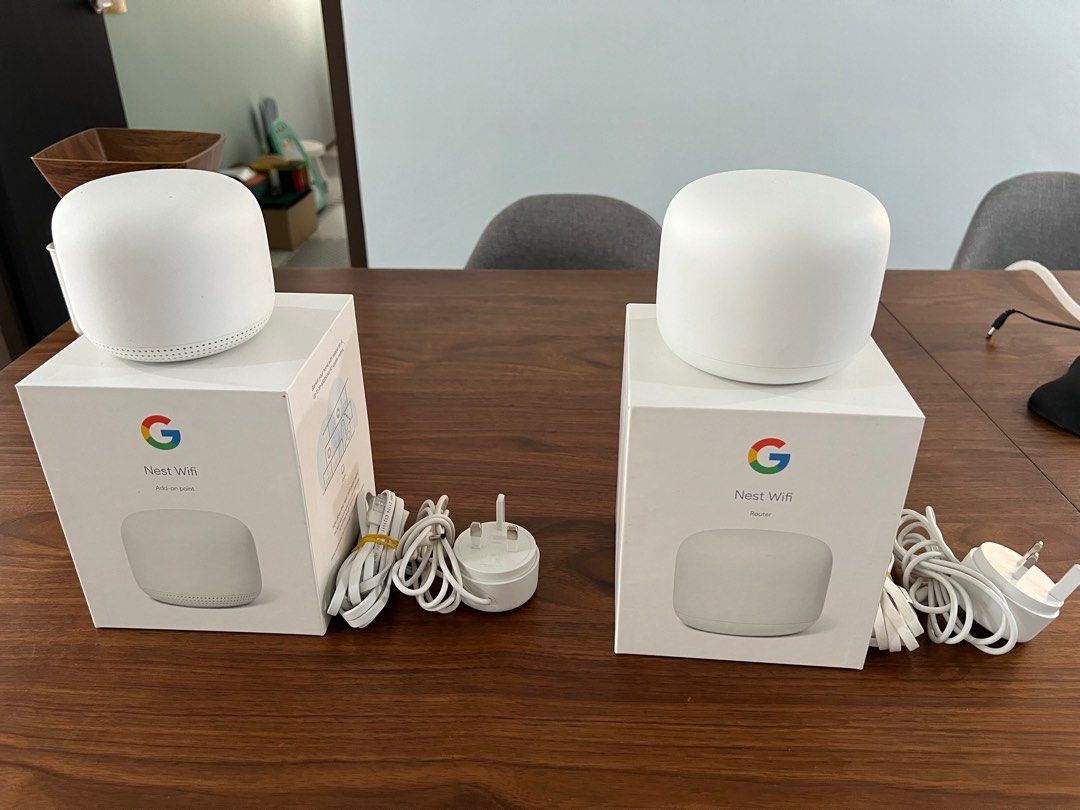 Google Wifi Router and Add-on Point, Computers & Tech, Parts ...