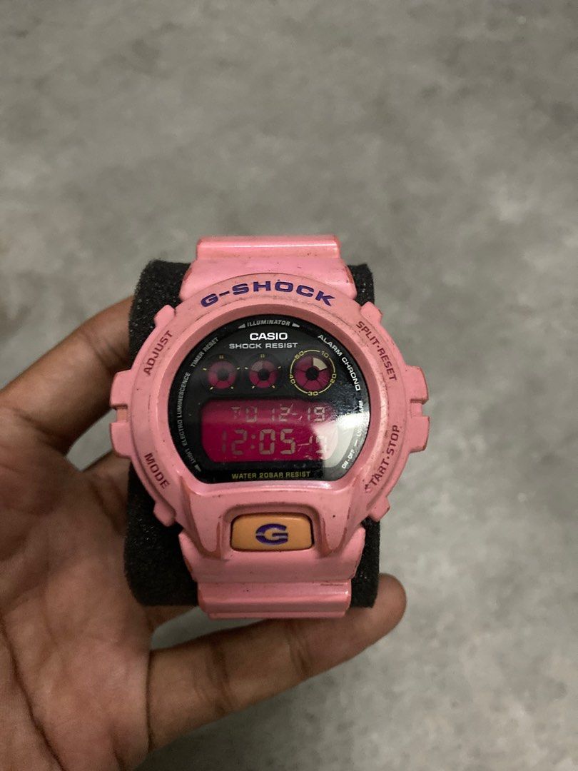 Gshock DW6900-SN Crazy Color Pink, Men's Fashion, Watches & Accessories ...