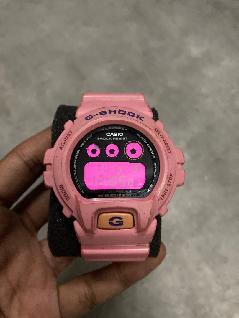 Gshock DW6900-SN Crazy Color Pink, Men's Fashion, Watches & Accessories, Watches on Carousell