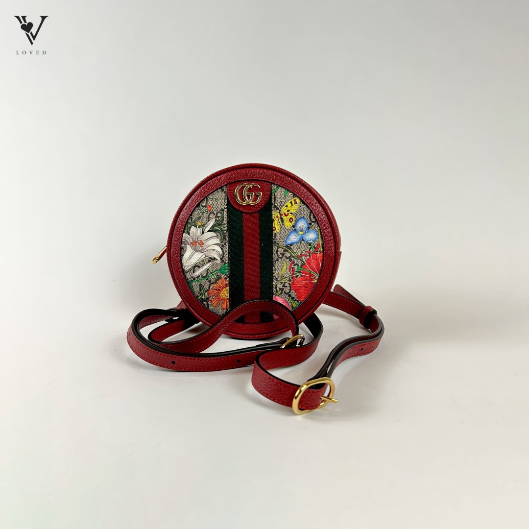 Gucci Ophidia Mini Backpack in Flora Red, Women's Fashion, Bags & Wallets, Backpacks on Carousell