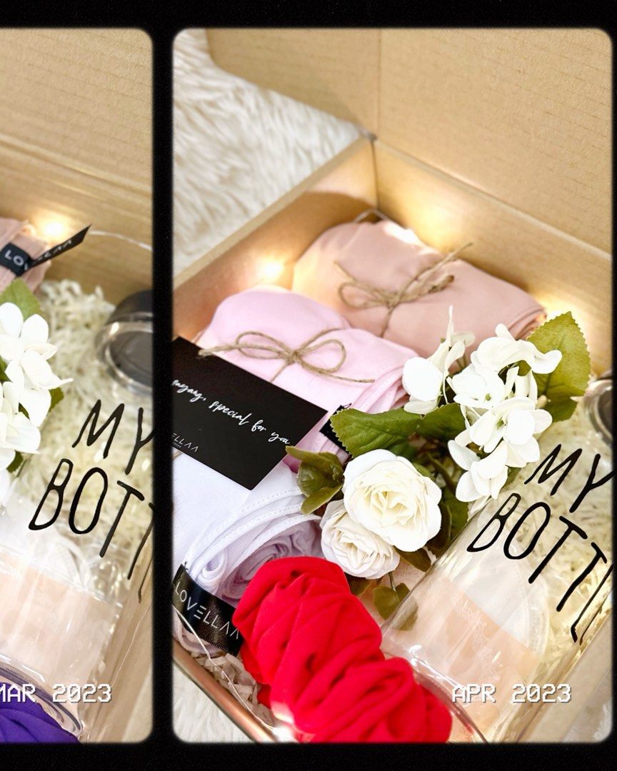 HIJAB GIFT BOX (LOVELLAA), Women's Fashion, Muslimah Fashion, Hijabs on ...