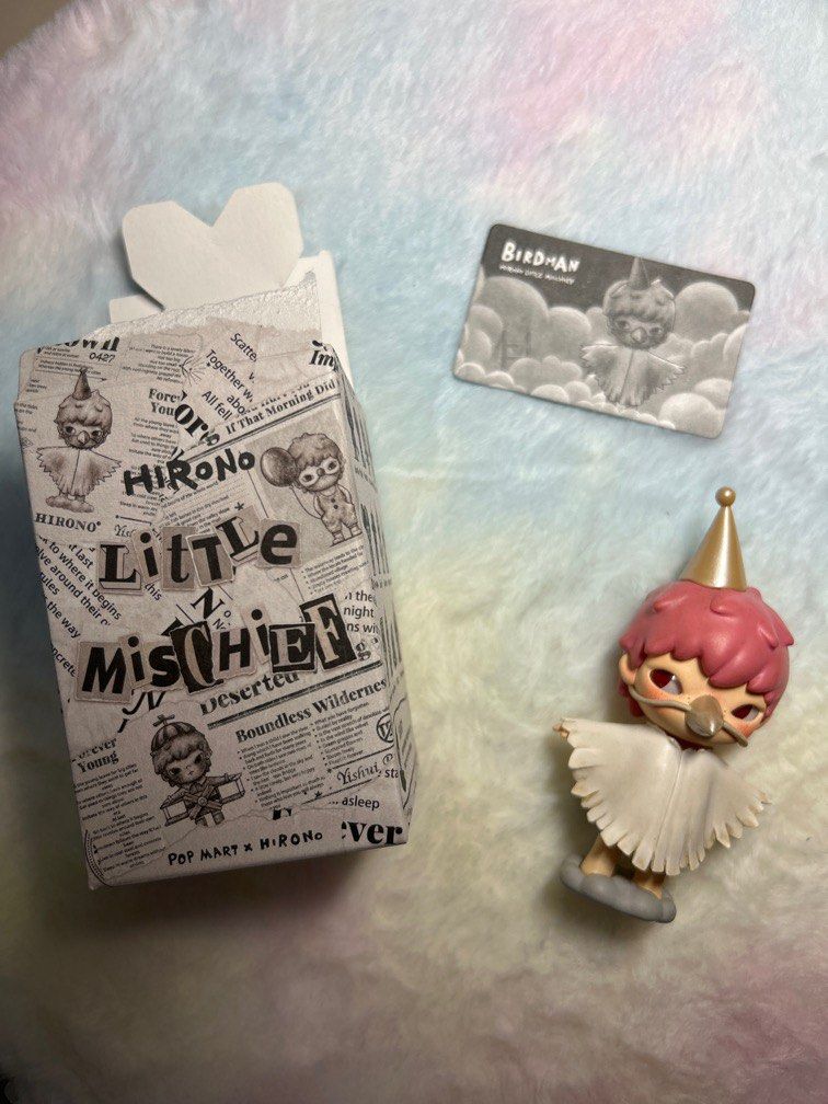 Hirono Little Mischief POP MART Birdman, Hobbies & Toys, Toys & Games ...