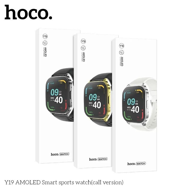 HOCO Y19 AMOLED Bluetooth Smart Sports Watch 1.96inch Unisex Smart ...