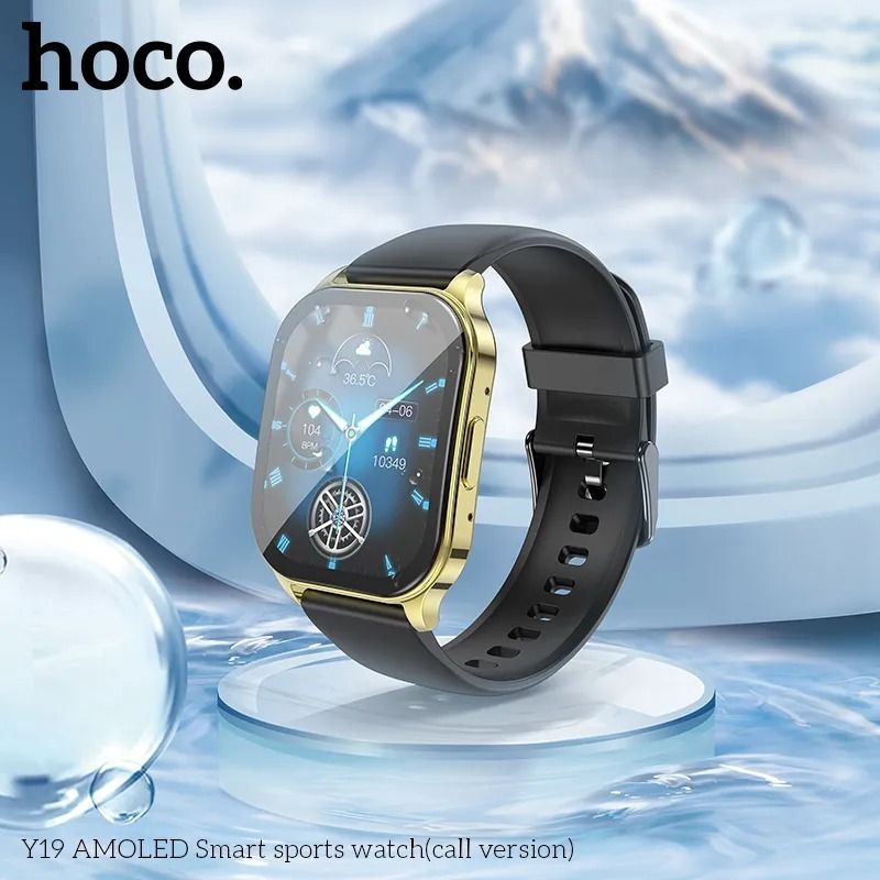 HOCO Y19 AMOLED Bluetooth Smart Sports Watch 1.96inch Unisex Smart ...