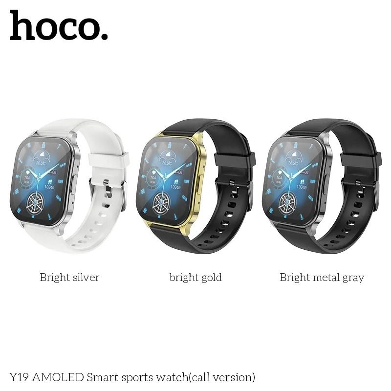 HOCO Y19 AMOLED Bluetooth Smart Sports Watch 1.96inch Unisex Smart ...