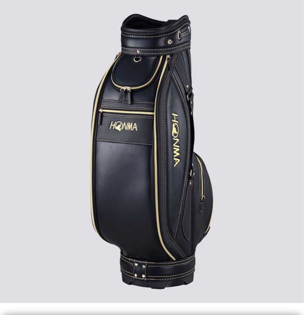 Honma Beres Black 9" Cart Bag (Black), Sports Equipment, Sports & Games ...