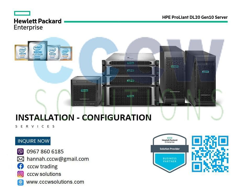 HPE ProLiant DL360 Gen10 4210R 10-core 16GB 300GB 8SFF Network Choice Bundle Server, Computers ...