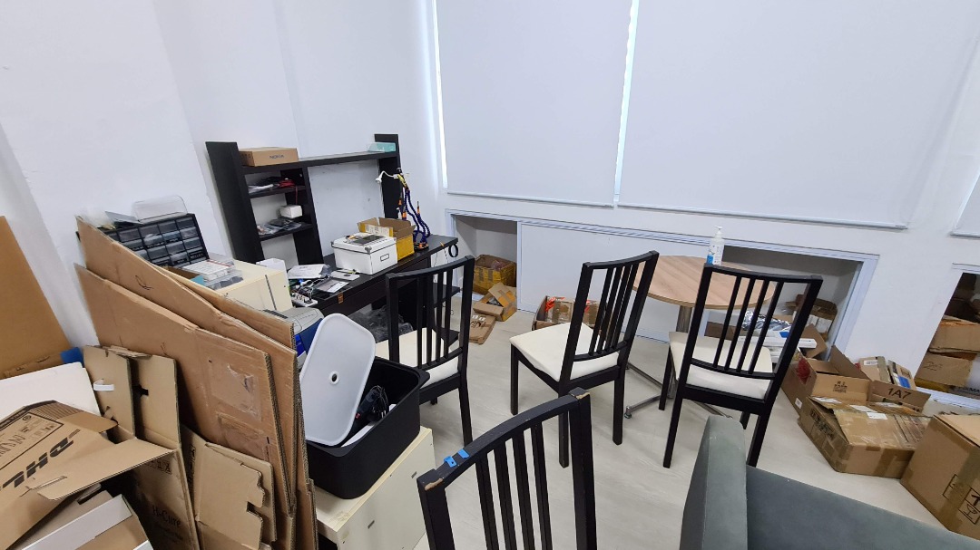 IKEA black desk MICK with top - ONLY 28 DEC, Furniture & Home Living ...