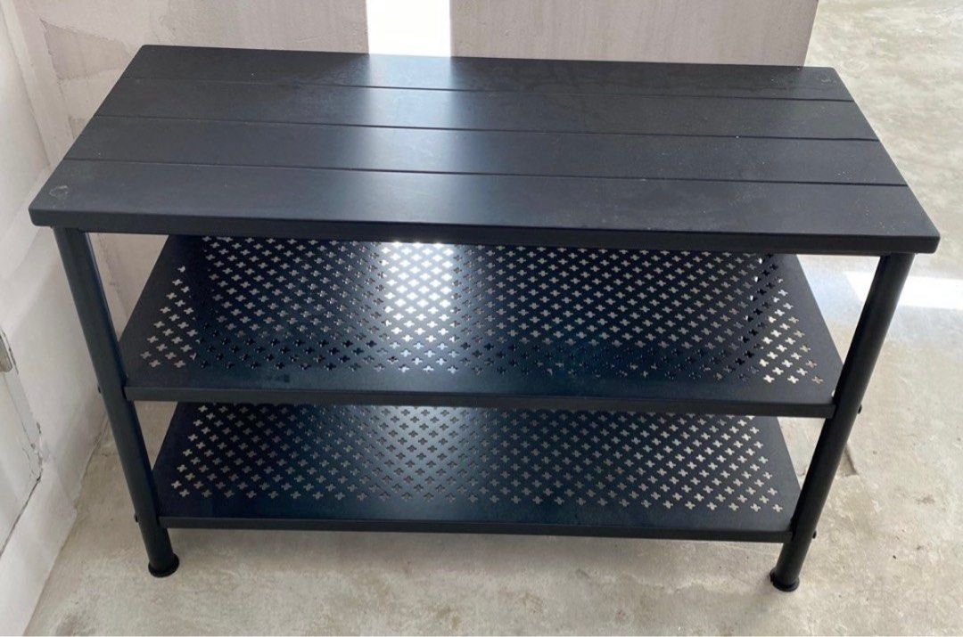 IKEA PINNIG Bench with shoe storage, Furniture & Home Living, Furniture ...