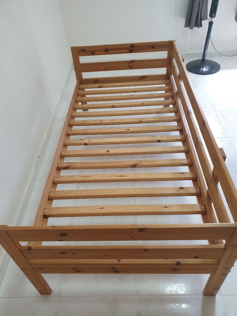 Ikea Single Bed Frame, Furniture & Home Living, Furniture, Bed Frames ...