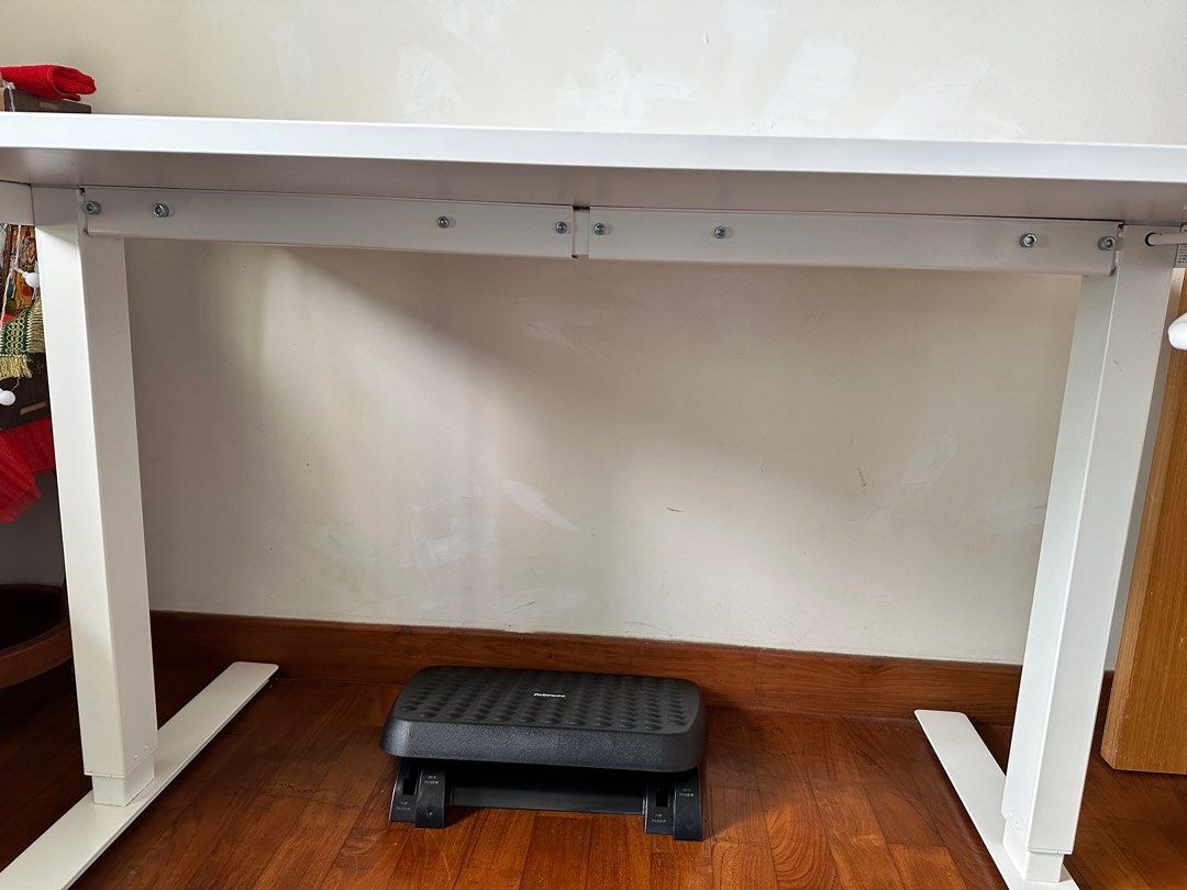 IKEA TROTTEN desk adjustable, Furniture & Home Living, Furniture ...