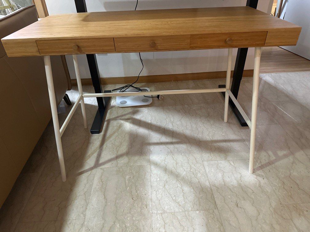 IKEA writing table, Furniture & Home Living, Furniture, Tables & Sets ...