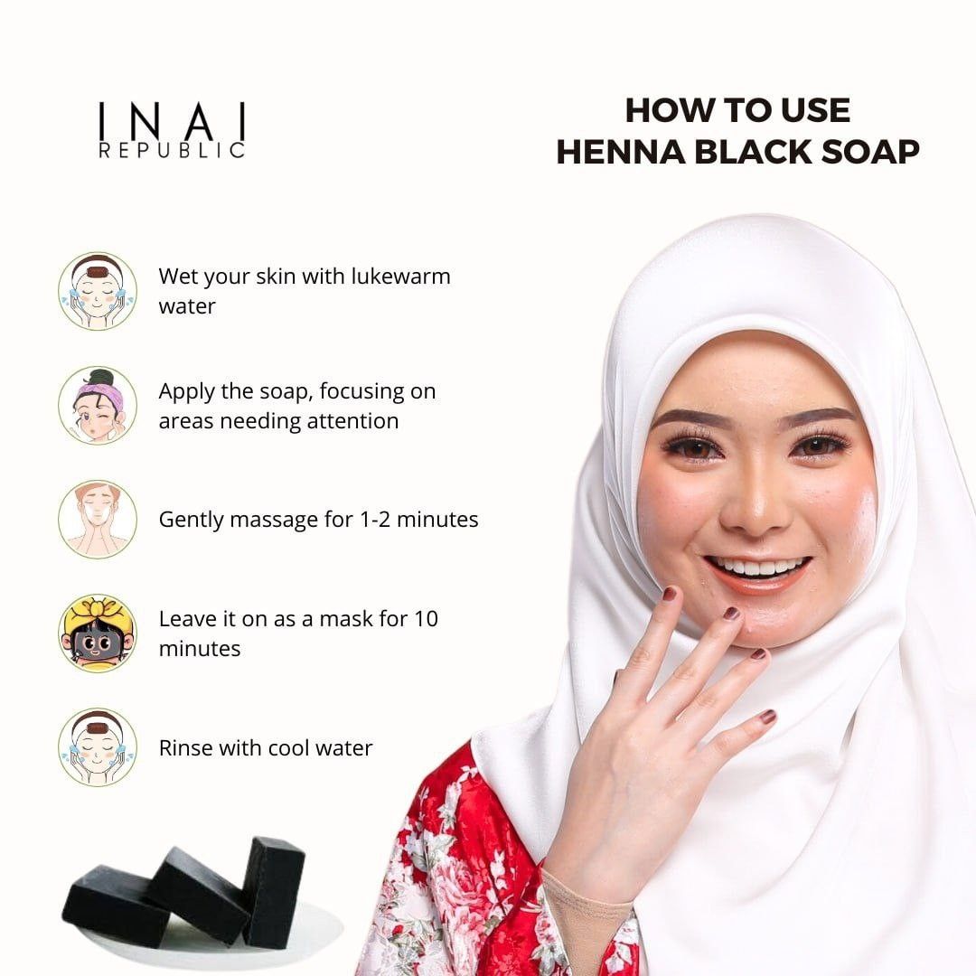 Inai Republic Henna Black Soap, Beauty & Personal Care, Hands & Nails ...