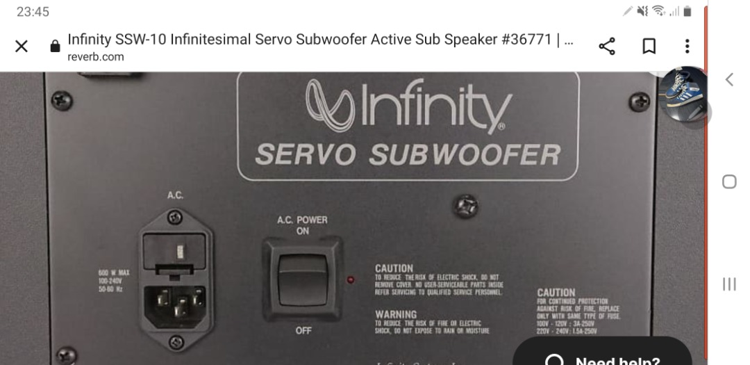 Infinity Subwoofer JBL home theater 10 Inch, Audio, Soundbars, Speakers ...