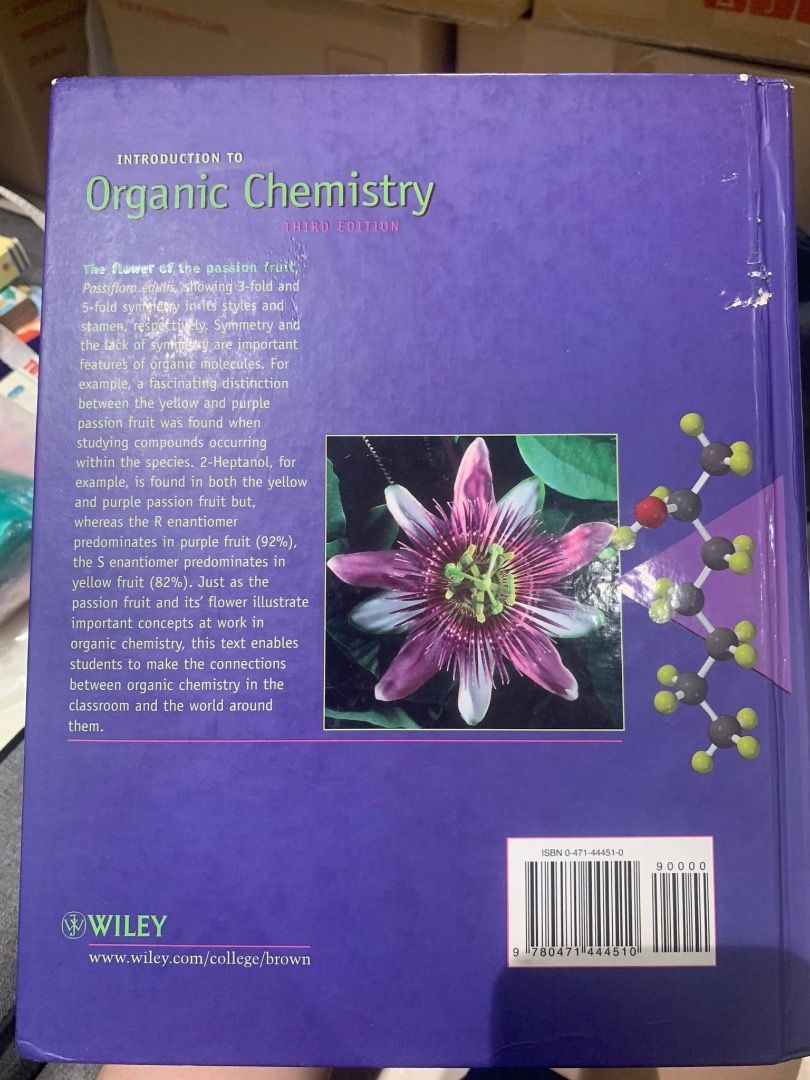 Introduction to Organic Chemistry 3rd Edition (William H. Brown ...