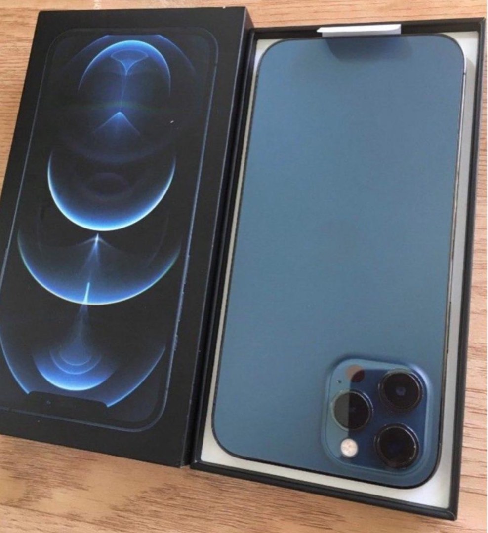 iPhone 12 Pro Max Pacific Blue 128GB, Mobile Phones & Gadgets, Mobile ...