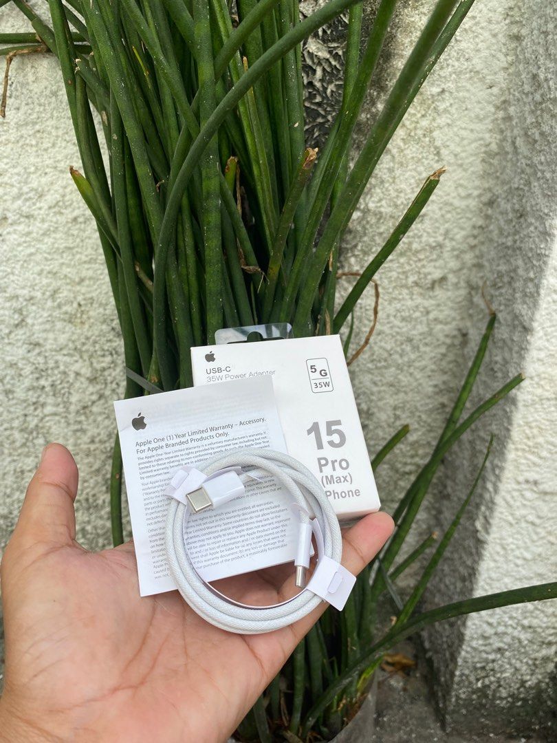 Iphone 15 charger 35 watts original, Mobile Phones & Gadgets, Mobile ...