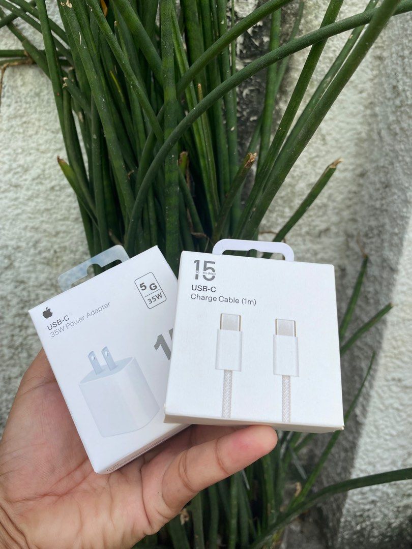 Iphone 15 charger 35 watts original, Mobile Phones & Gadgets, Mobile ...
