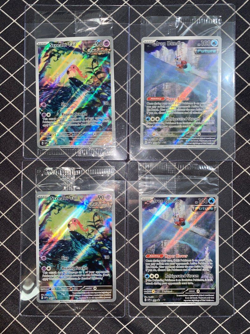 Iron Bundle & Scream Tail Promo - Pokemon Paradox Rift ETB Promo, Video ...