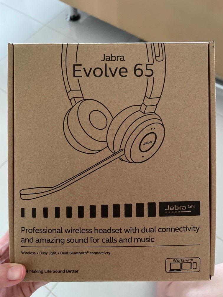 Jabra Evolve 65, Audio, Headphones & Headsets on Carousell